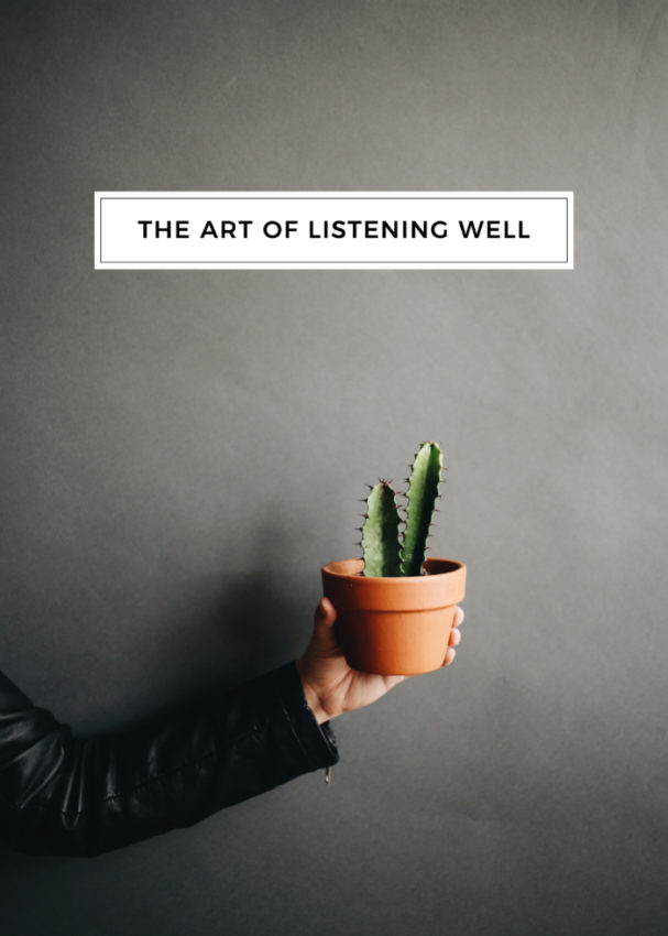 THE ART OF LISTENING WELL - CHAR co.