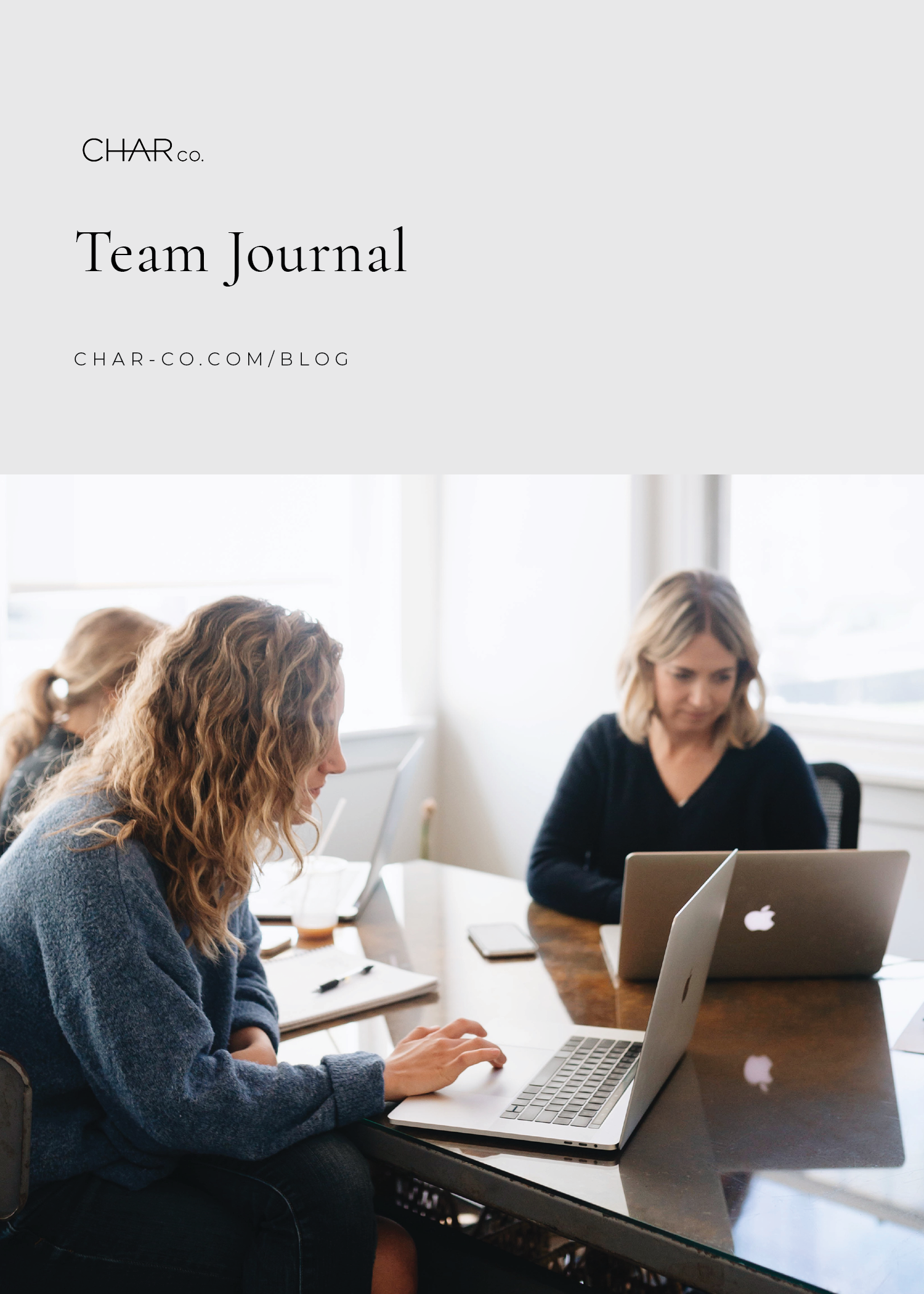 TEAM JOURNAL - CHAR co.